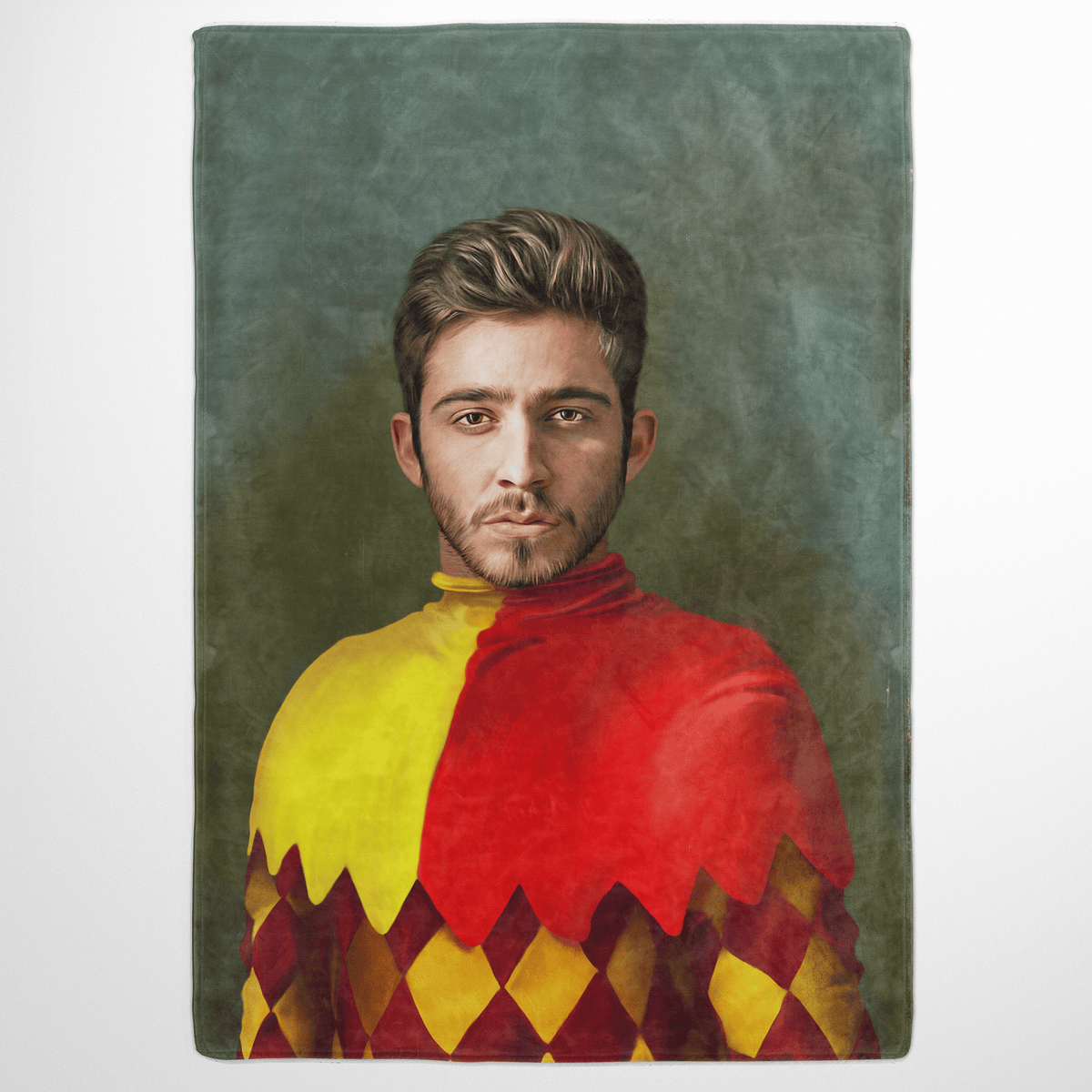 The Jester | Custom Fleeced Blanket | Masterpiece Me