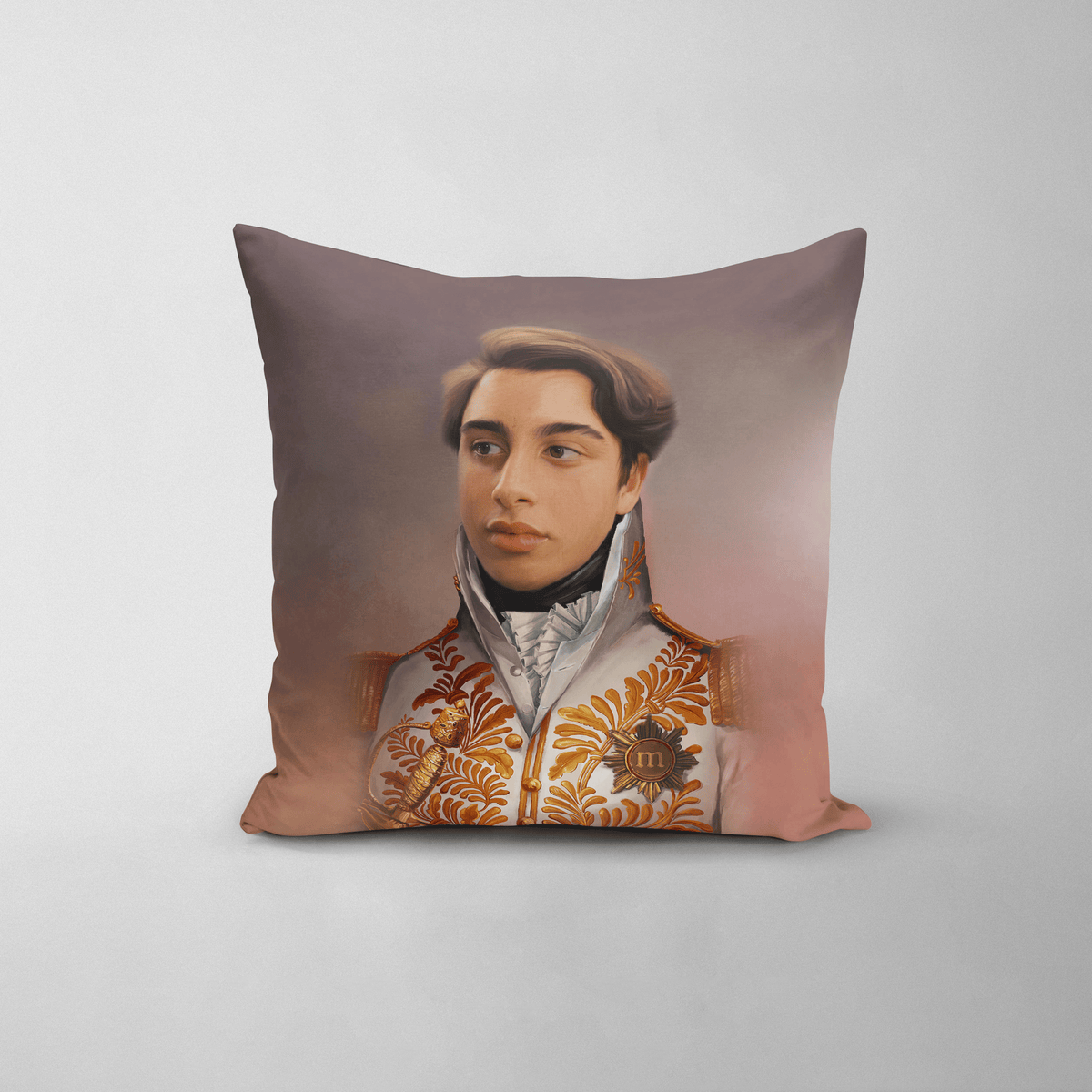 The White General | Custom Throw Pillow | Masterpiece Me
