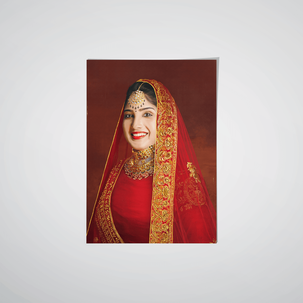 The Indian Rani | Custom Renaissance Poster | Masterpiece Me