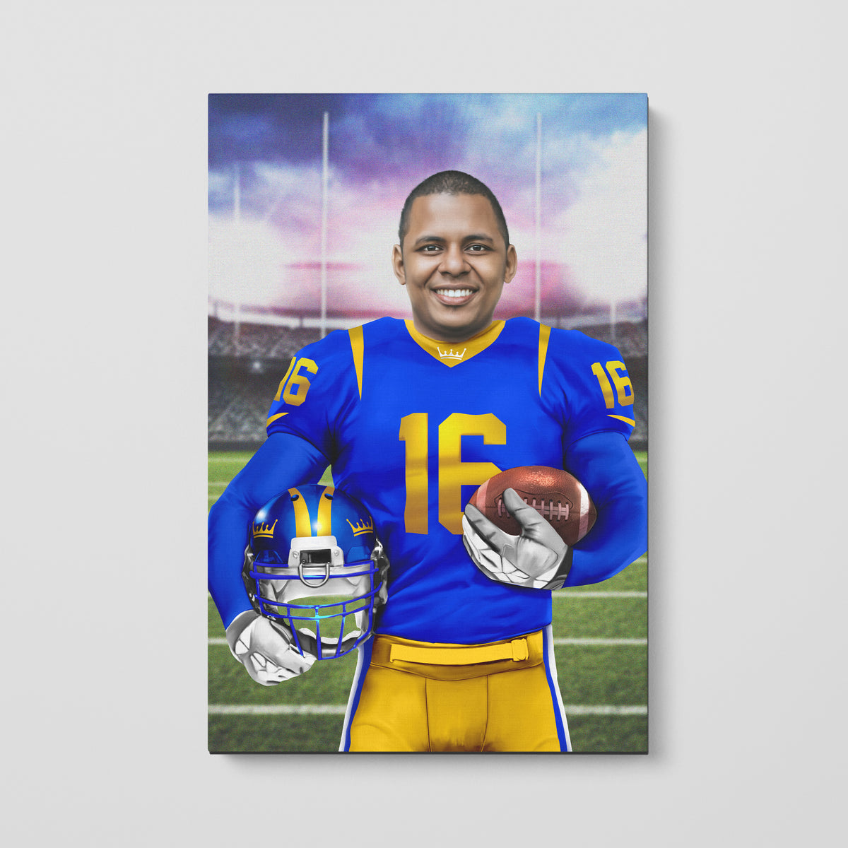 The LA Blues | Custom Renaissance Canvas | Masterpiece Me