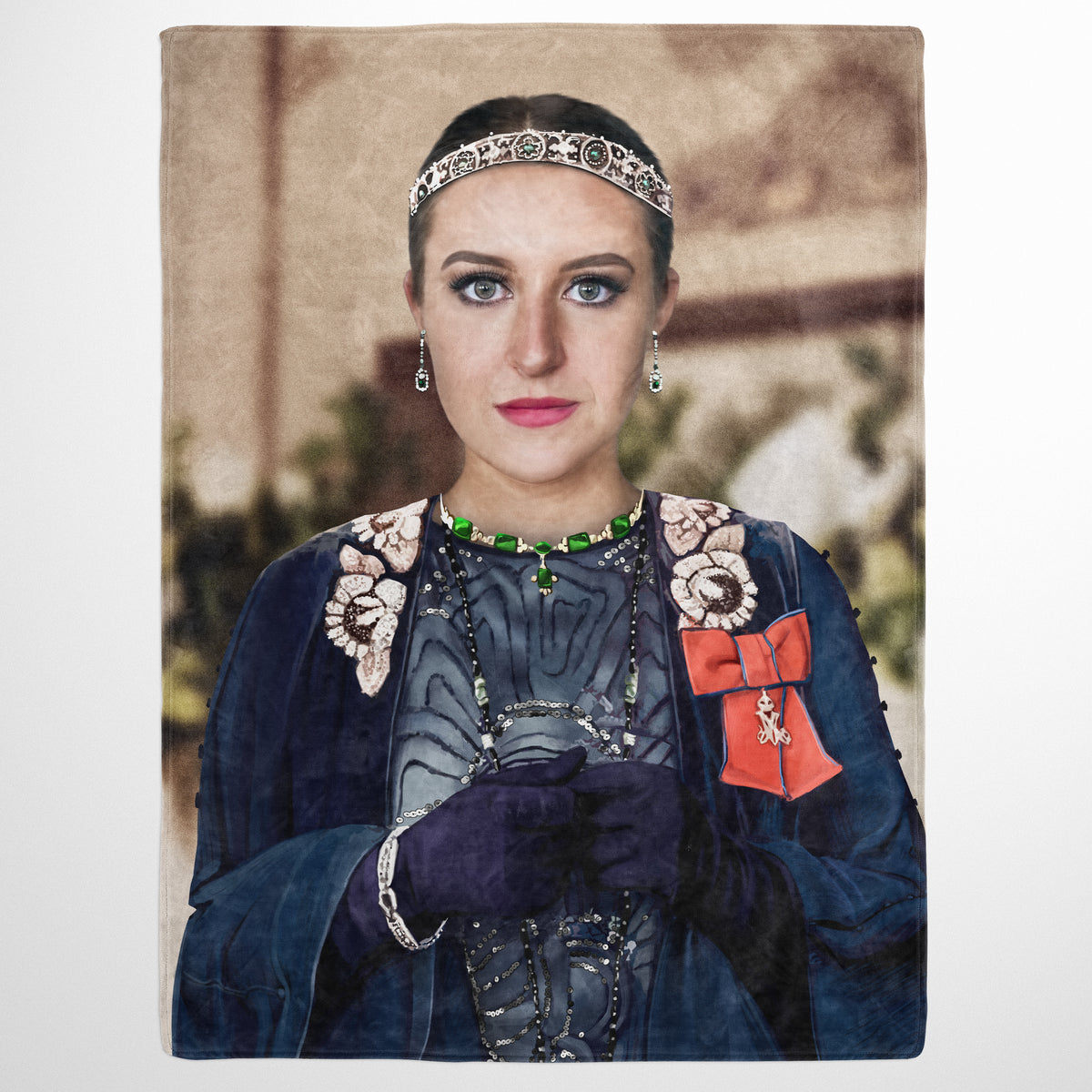 The Lady Bagshaw | Custom Fleeced Blanket | Masterpiece Me