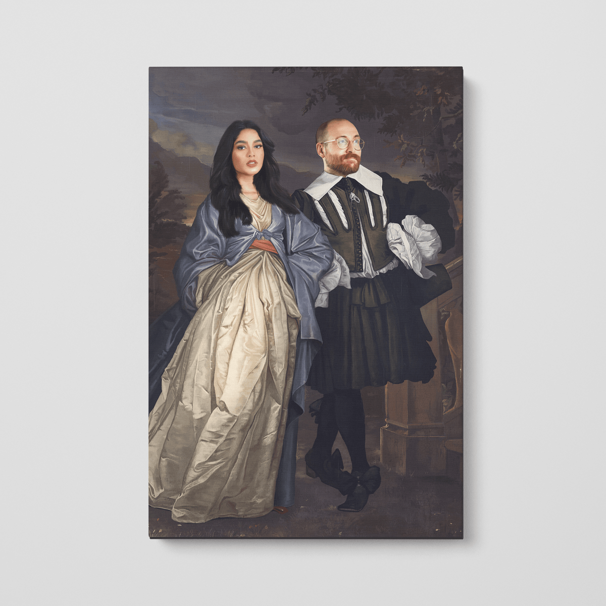The Midnight Stroll | Custom Renaissance Canvas | Masterpiece Me
