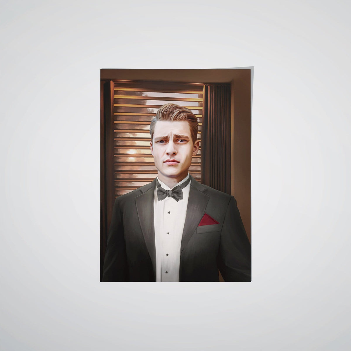 The Mobster | Custom Renaissance Poster | Masterpiece Me