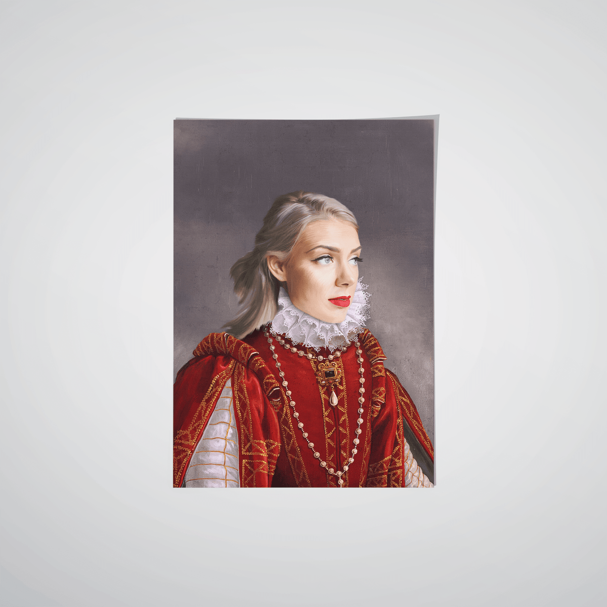 The Queen of Roses | Custom Renaissance Poster | Masterpiece Me