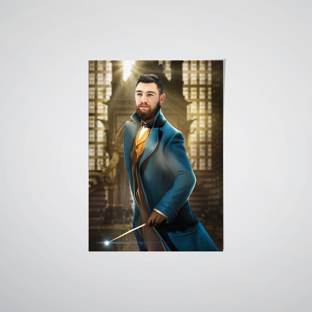 The Smart Wizard | Custom Renaissance Poster | Masterpiece Me