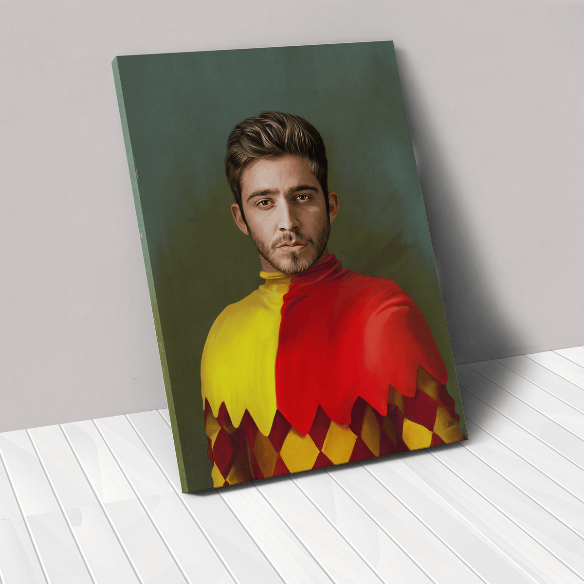 The Jester | Custom Renaissance Canvas | Masterpiece Me