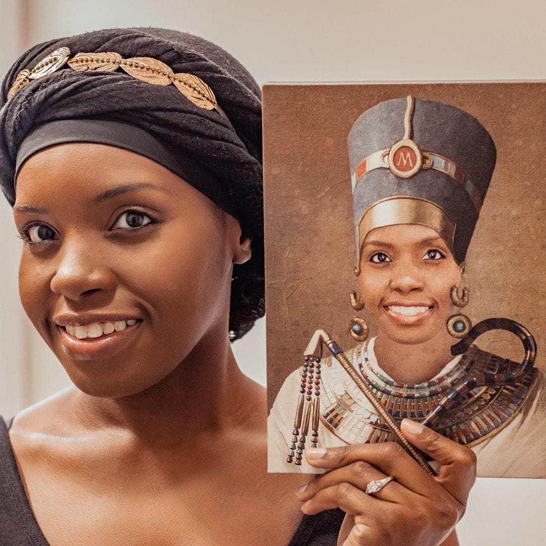 The Egyptian Queen | Custom Renaissance Canvas | Masterpiece Me